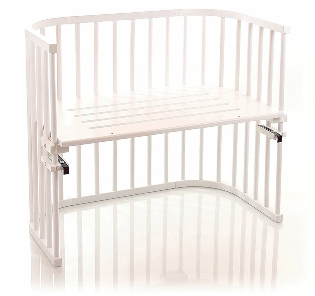 Babybay Bedside Crib Maxi, White | bbaby